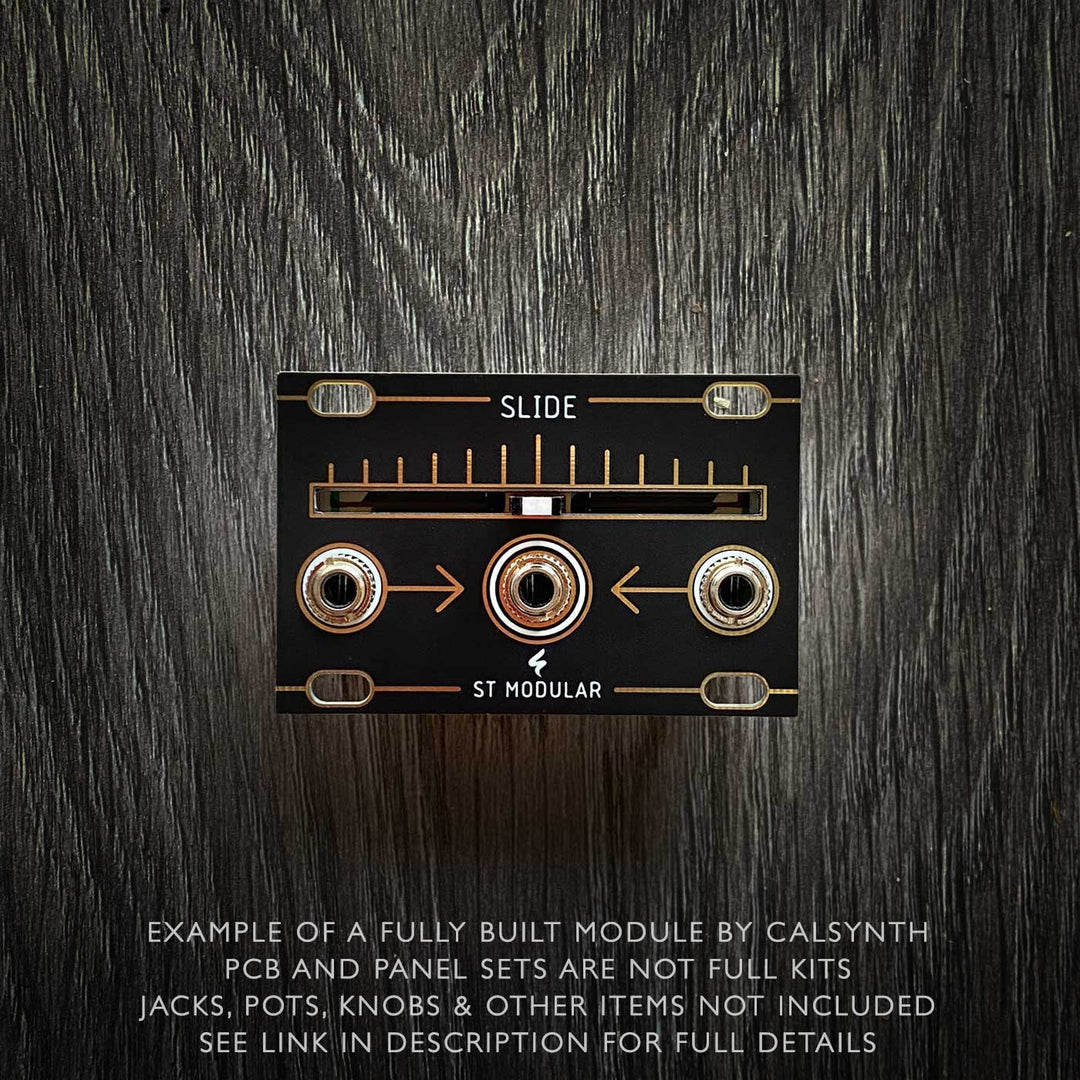 SLIDE 1U DIY - POPULATED PCB/PANEL SET – Calsynth